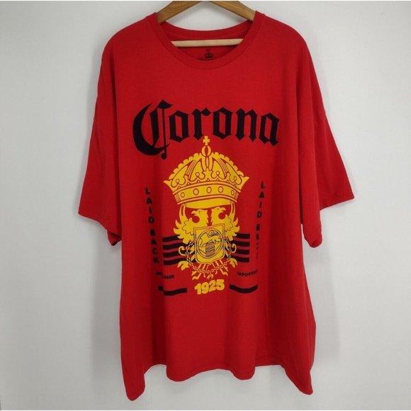 Corona | Shirts | 4x Corona Laid Back Imported Beer Logo 925 Yellow ...